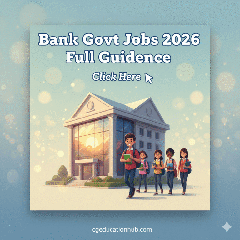 Govt Bank Job 2026: Complete Preparation Guide for IBPS, SBI, RBI & RRB Exams - CG EDUCATION HUB